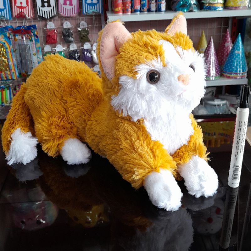 Jual Boneka Kucing Lucu Baring Lying Cat | Shopee Indonesia