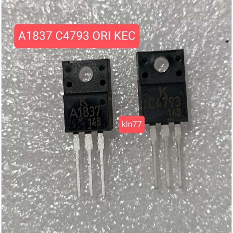 Jual TRANSISTOR A1837 C4793 ORI 1 SET ASLI | Shopee Indonesia