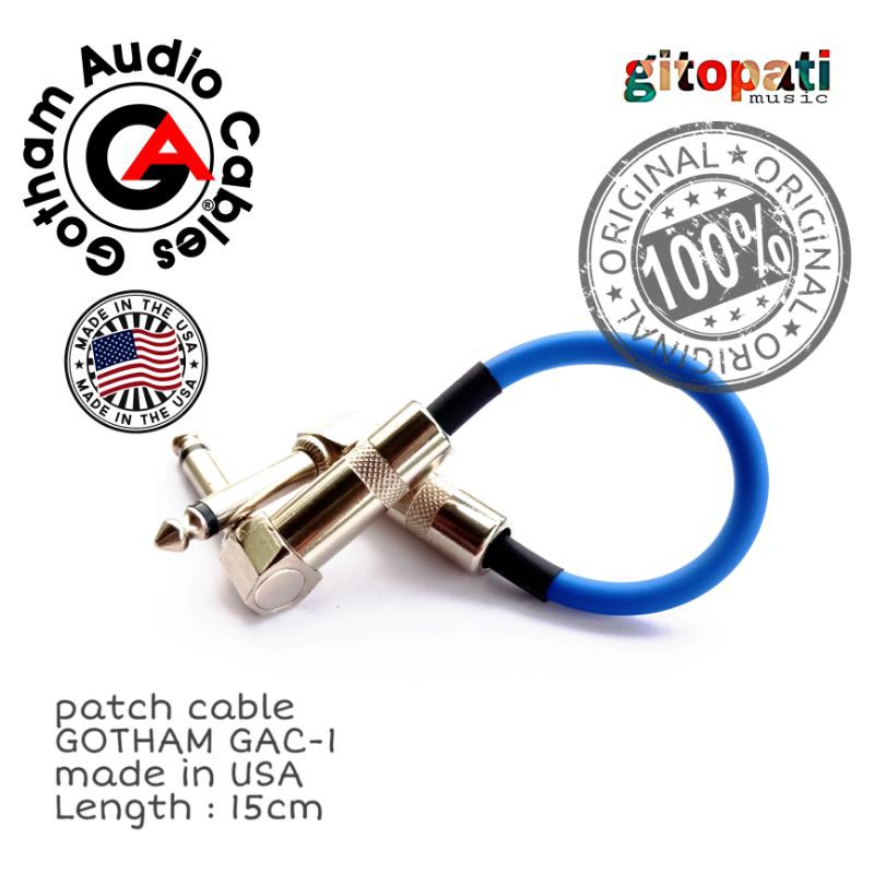 Jual GOTHAM GAC -1 original USA patch cable 15cm | Shopee Indonesia