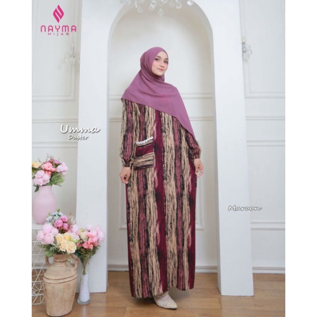 Jual DASTER UMMA KEKINIAN / ADEM / NYAMAN / BY NAYMA HIJAB | Shopee ...