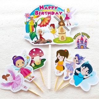 Jual Topper Cake Ultah Tema Peri / Topper Ultah/ Topper Cake | Shopee ...