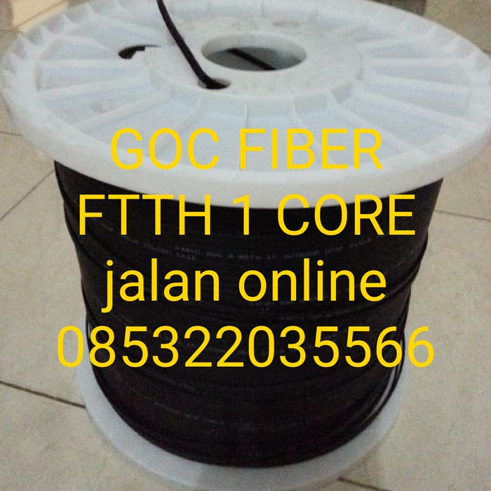 Jual kabel FO / Dropware FTTH / Dropcore 1Core / FO SingleCore 1000M ...