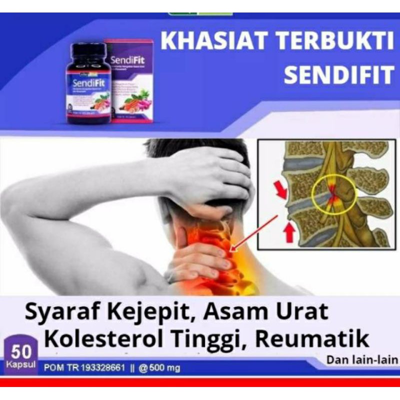 Jual Sendifit 50 kapsul - Obat Herbal Persendian dan tulang - Asam urat ...
