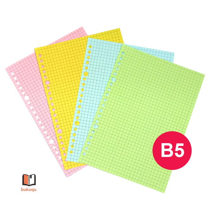 Jual Isi Kertas Binder - Kertas File - Kertas Note Hvs Loose Leaf B5 ...