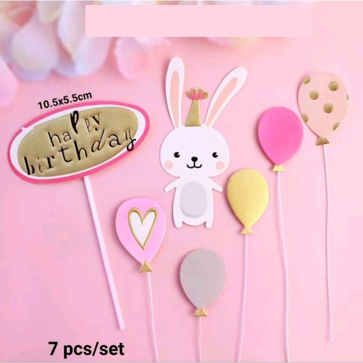 Jual Topper Bunny Rabbit Kelinci Stella Lou Stellalou Girly Hiasan Kue ...