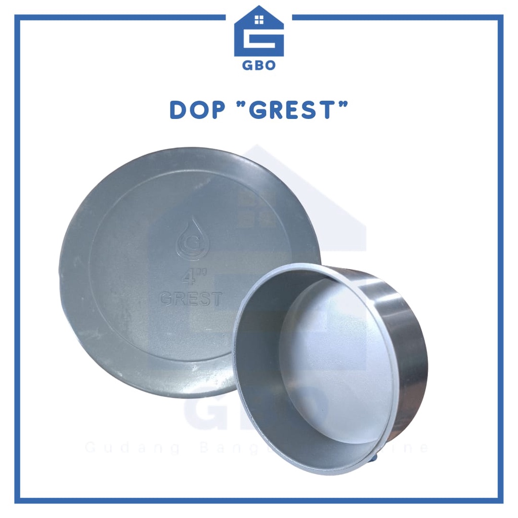 Jual GREST - DOP 3" / CAP / FITTING PIPA / MERK GREST | Shopee Indonesia