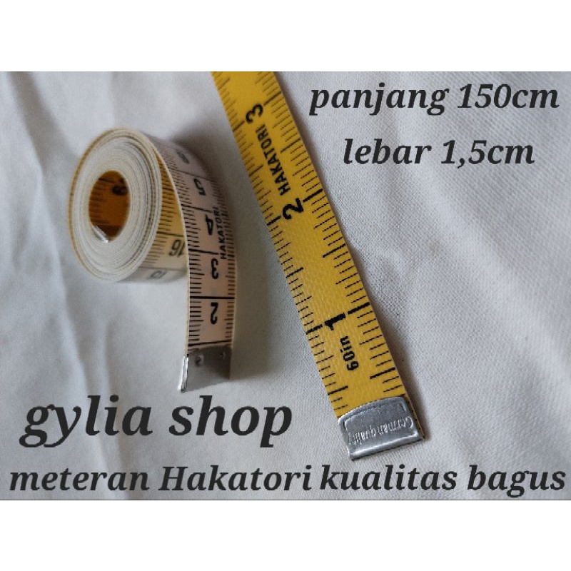 Jual Meteran Jahit / Hakatori/meteran kualitas bagus / meteran baju ...