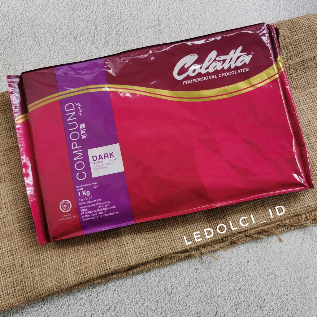 Jual SPECIAL ORDER COLATTA DARK CHOCO COMPOUND 1 KG | Shopee Indonesia