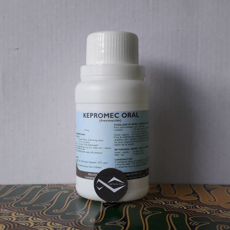 Jual KEPROMEC ORAL Repack 100ml obat cacing gurem ayam gudig scabies ...
