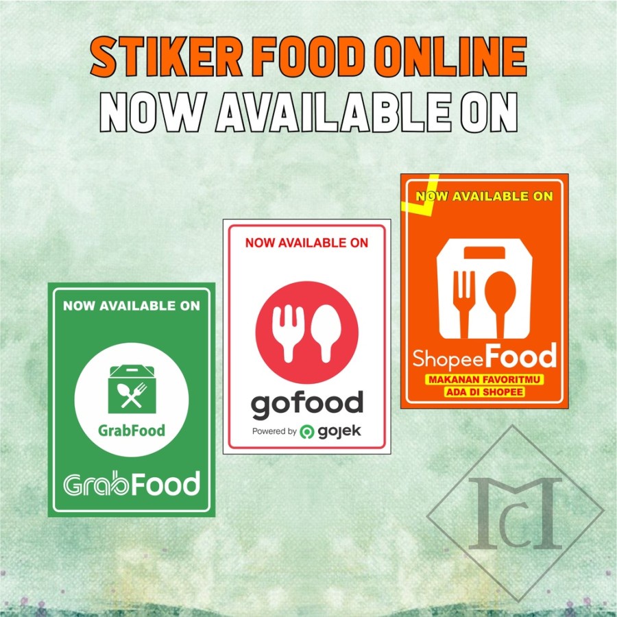 Jual STIKER ONLINE FOOD | Shopee Indonesia