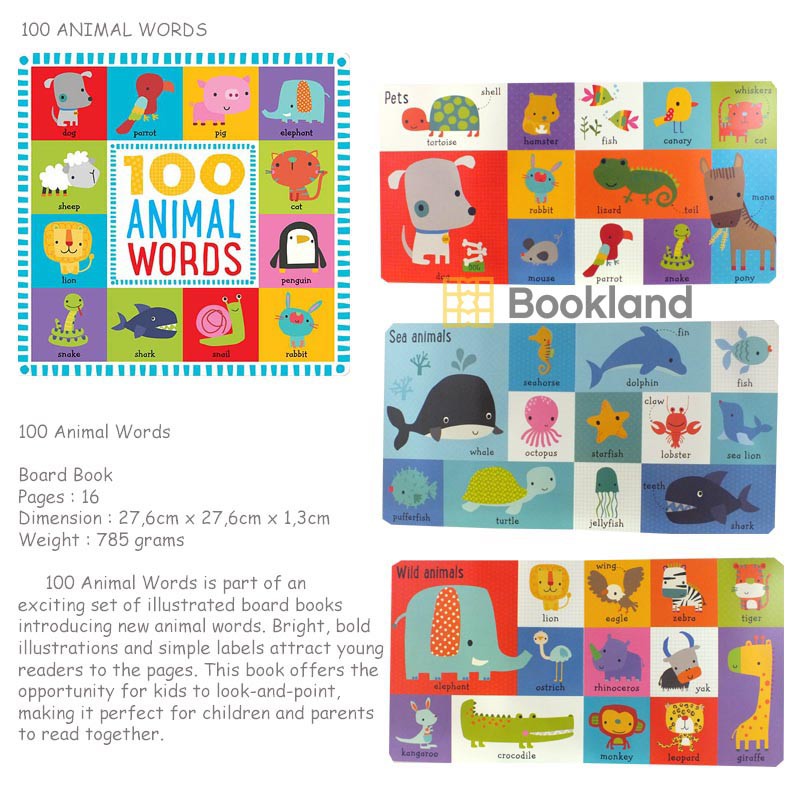 Jual 100 Animal Words | Shopee Indonesia