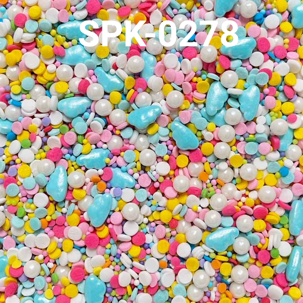 Jual SPK-0278 Sprinkles sprinkle springkel 1kg awan mutiara warna warni ...