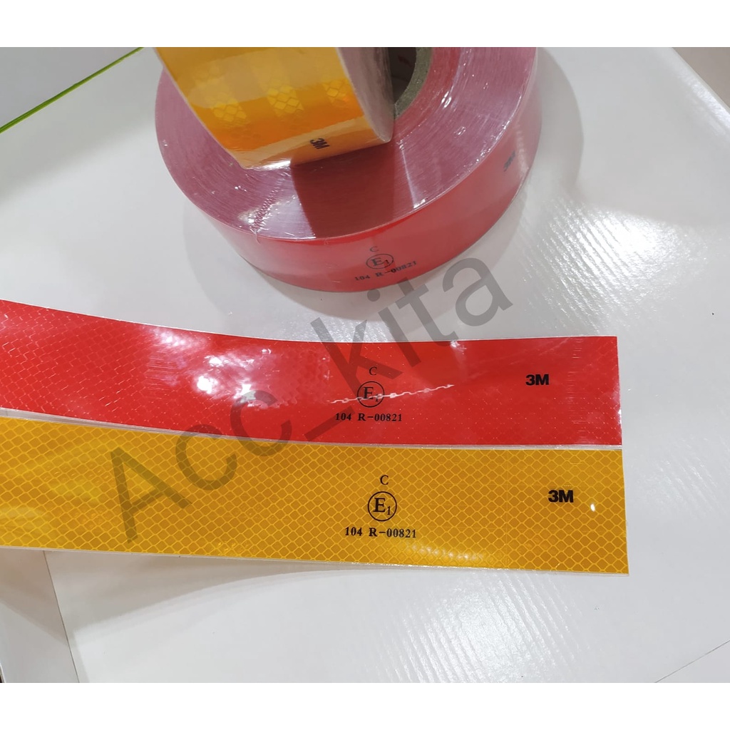 Jual Stiker Reflektor Pemantul Cahaya SCOTCHLITE 3M Untuk KIR Mobil 1 ...