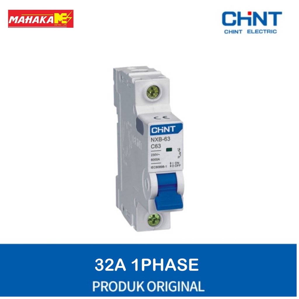 Jual Mcb 32 Ampere 32A 1 Phase Chint | Shopee Indonesia