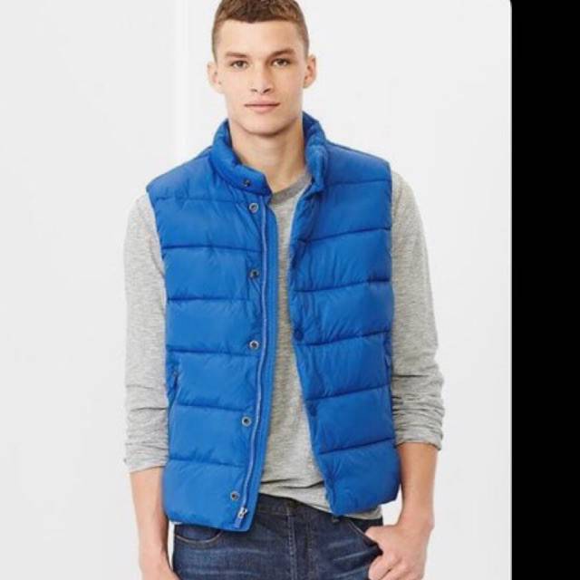 Jual Rompi laki-laki dewasa warna biru motip kancing Gap original ...