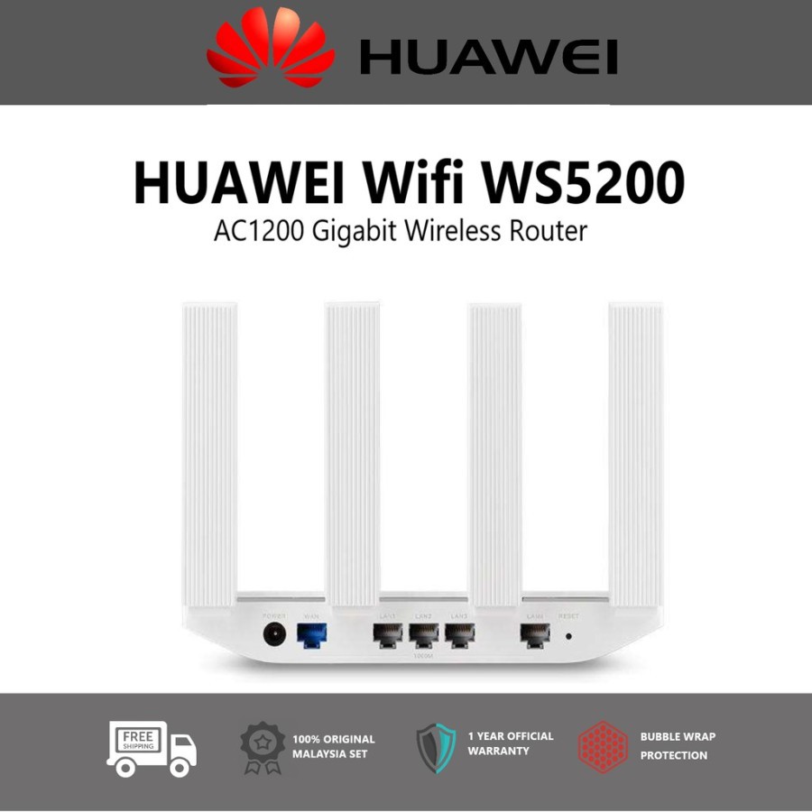 Jual Modem Wifi Router Huawei WS5200 Gigabit DualCore DualBand 2.4GHz ...
