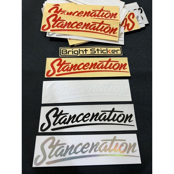 Jual STICKER STANCENATION STICKER MOBIL MOTOR CUTTING | Shopee Indonesia