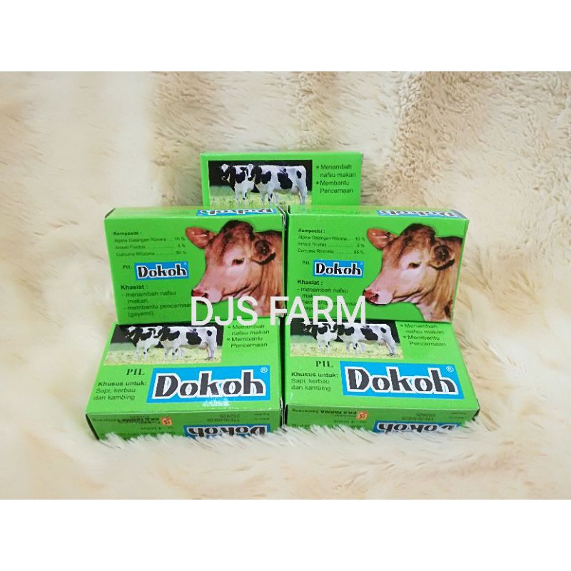 Jual Pil Dokoh Eka Farma Jamu Menambah Nafsu Makan Hewan Ternak Sapi ...