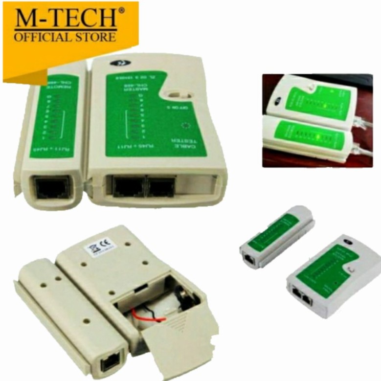 Jual LAN tester rj45 rj11 alat tes kabel network M TECH ORIGINAL ...