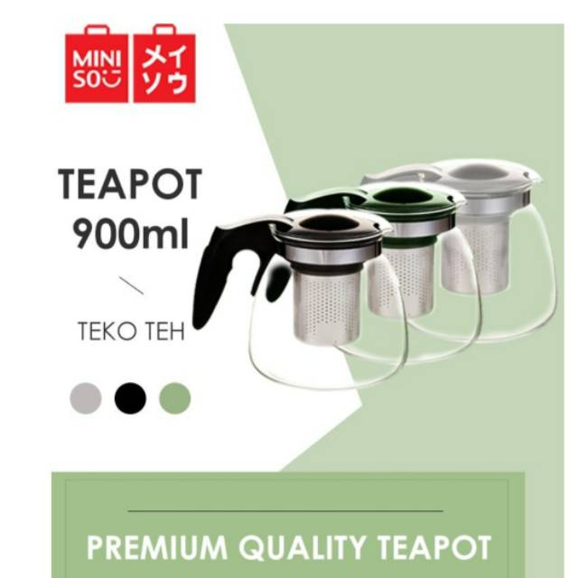 Jual Tea Pot / Teko Teh Miniso ORI 900ml | Shopee Indonesia