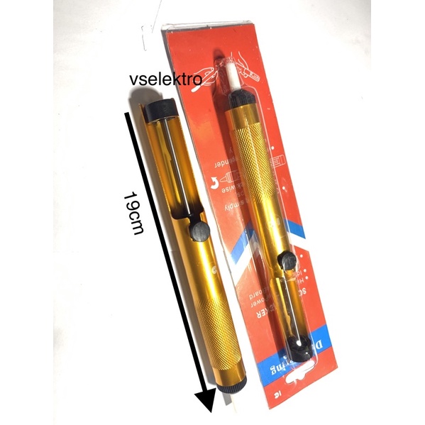 Jual SEDOT TIMAH SOLDERING KUNING/DISOLDERING PUMP/ATRAKTOR GOLD KUNING ...