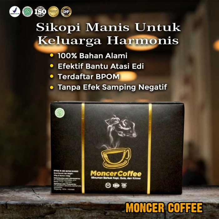 Jual Coffee Moncer Kopi Pria ORI BPOM Halal MUI | Shopee Indonesia