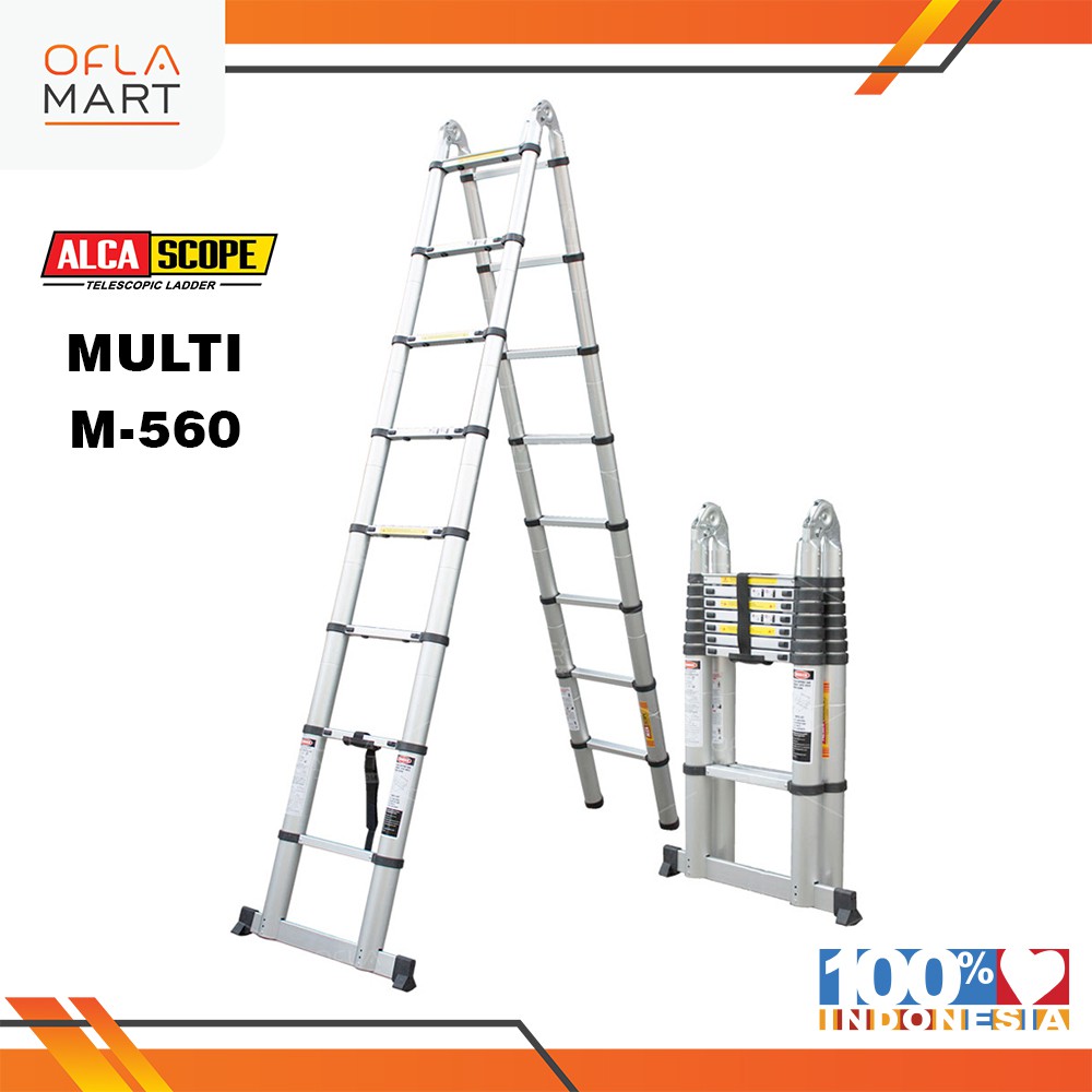 Jual Tangga Telescopic Ladder-Alca Scope Multi 560(5,6M) | Shopee Indonesia