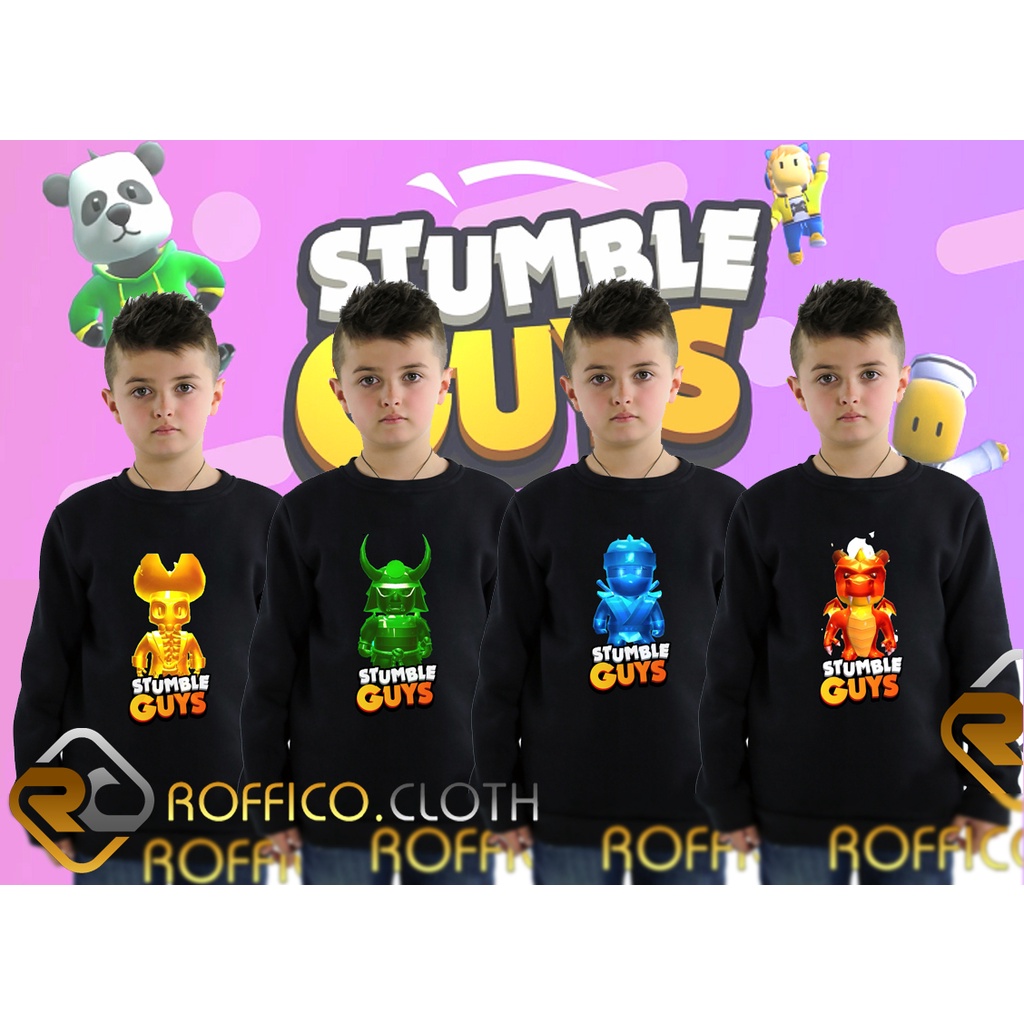 Jual Sweater Anak skin special stumble guys Inferno Dragon Dynamitron ...