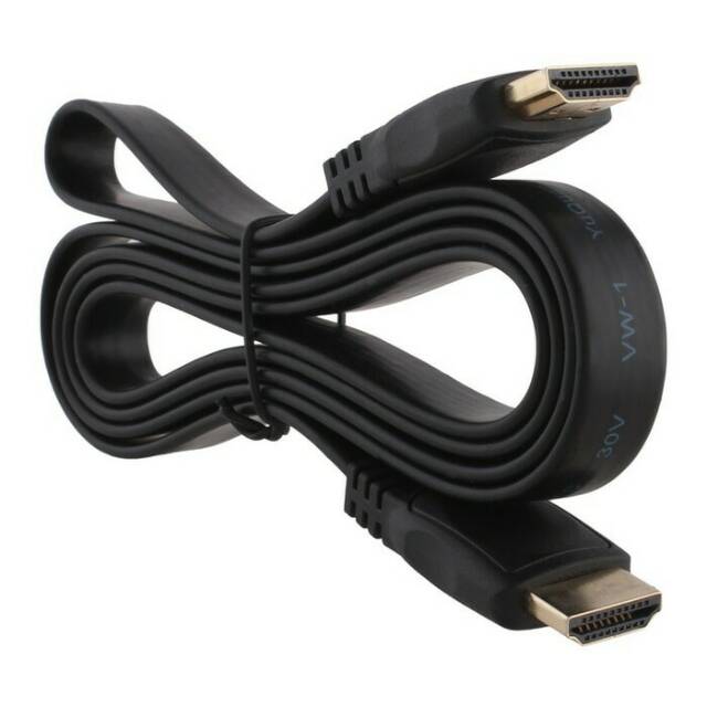Jual KABEL HDMI FLAT 3 METER MALE -MALE | Shopee Indonesia