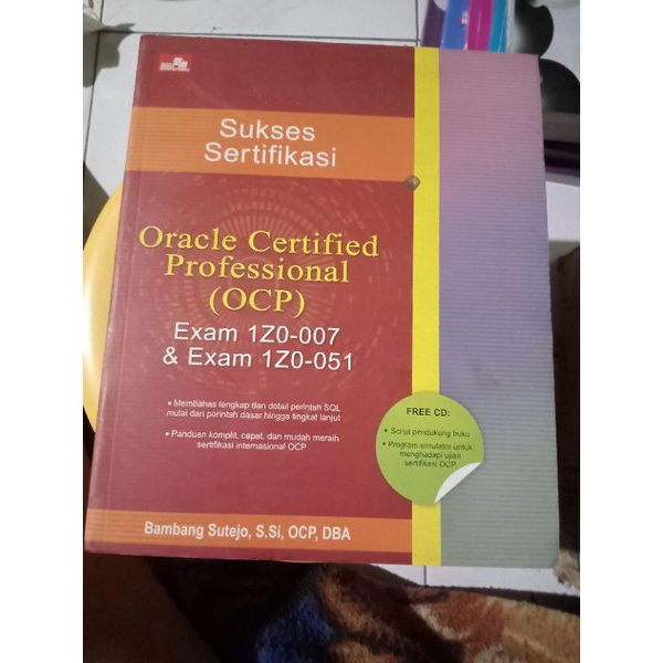 Jual Sukses sertifikasi Oracle certified professional | Shopee Indonesia Jual Sukses sertifikasi Oracle certified professional | Shopee Indonesia