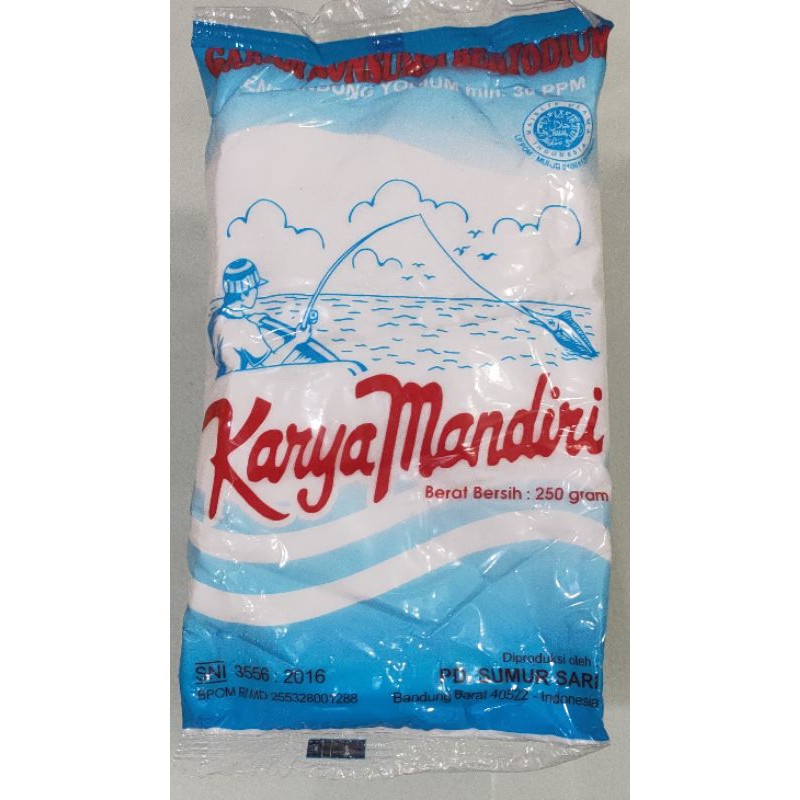 Jual garam karya mandiri 250gram | Shopee Indonesia Jual garam karya mandiri 250gram | Shopee Indonesia