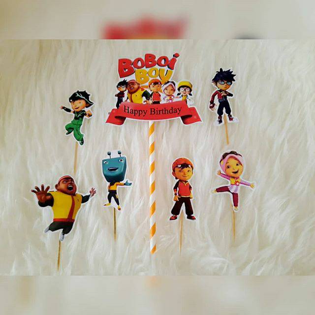 Jual Topper boboiboy topper ulang tahun topper puding topper tart ...