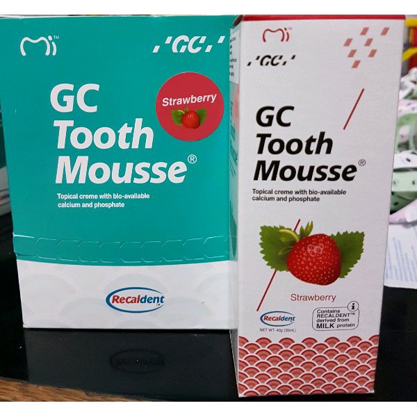 Jual GC Tooth Mousse strawberry | tooth mousse | vitamin gigi | pasta ...