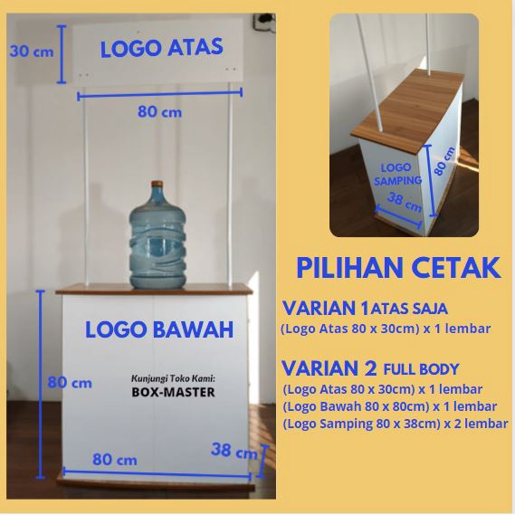Jual Booth Portable Meja Bazaar Atap Lipat Event Desk Gerobak Booth ...