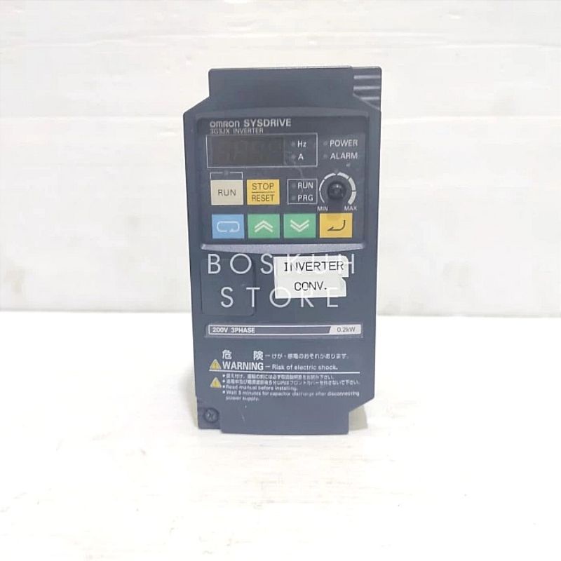 Jual OMRON INVERTER MOTOR 3PHASE 220V 1/4HP 0.2KW 3G3JX-A2002 SPEED ...