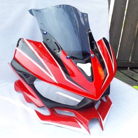 Jual cover headlamp model r25 + winglet buat yamaha r15 old pnp yamaha ...