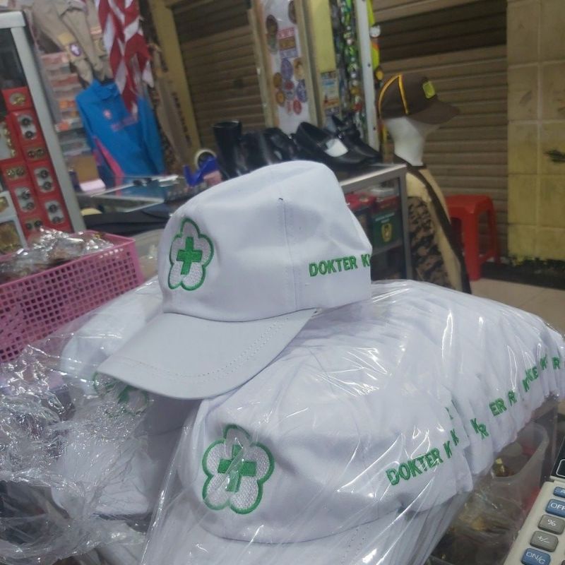 Jual TOPI DOKCIL DOKTER KECIL DAN TOPI UKS TERBARU (2023) *LOGO ...