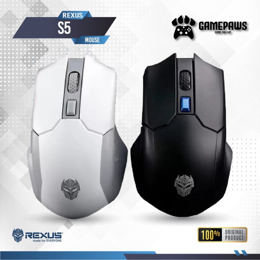 Jual Rexus S5 Aviator Mouse Gaming Wireless | Shopee Indonesia