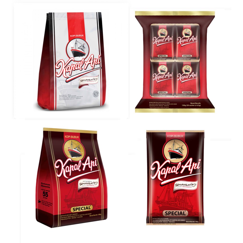 Jual Kopi Kapal Api Special Merah / Silver (5 packaging) | Shopee Indonesia