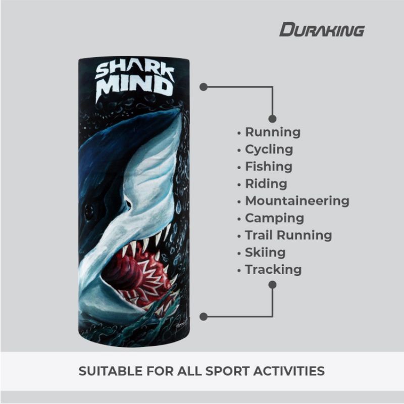 Jual Buff Duraking Shark Mind Black | Shopee Indonesia