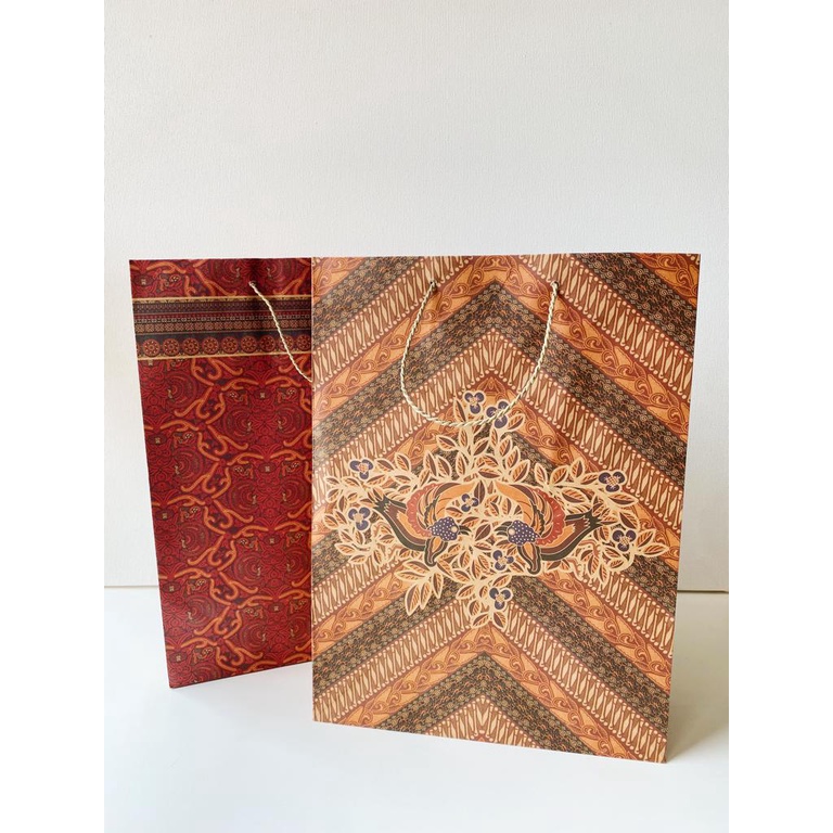 Jual SOS Paper Bag MT-Batik XL Tegak /Hand Bag Kertas/ Goodie Bag ...