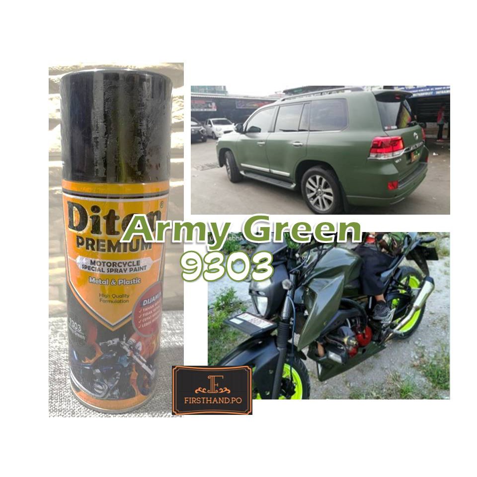 Jual Diton Premium Army Green 9303 Hijau Tentara Ijo Armi Gren Solid ...