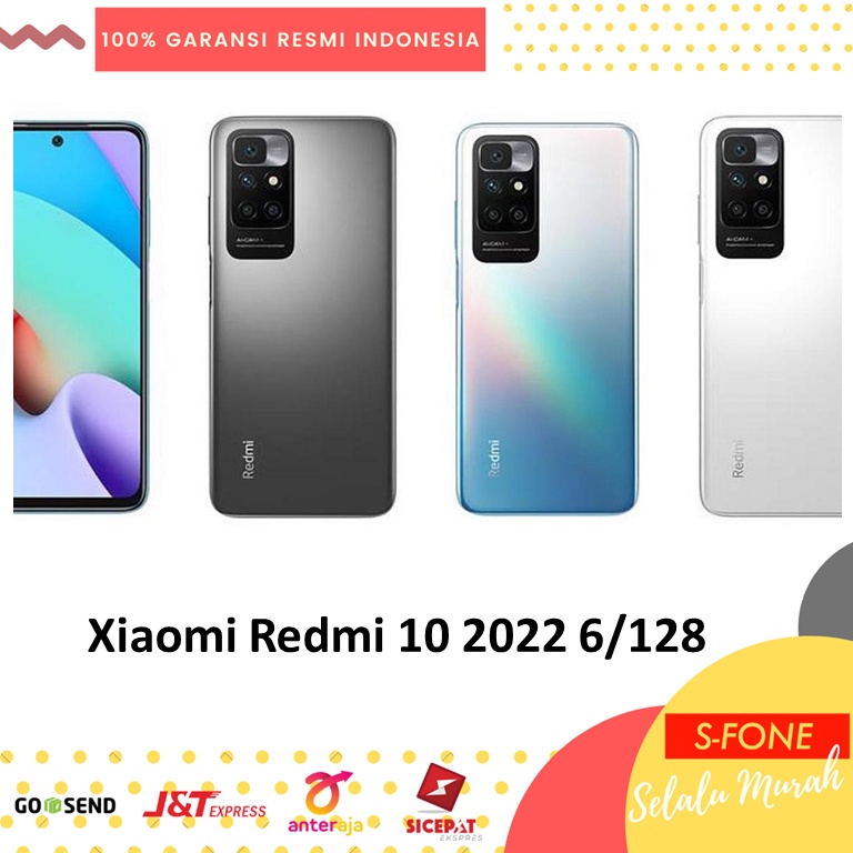 Jual Xiaomi Redmi 10 2022 6/128 GB Garansi Resmi TAM XIAOMI | Shopee Indonesia