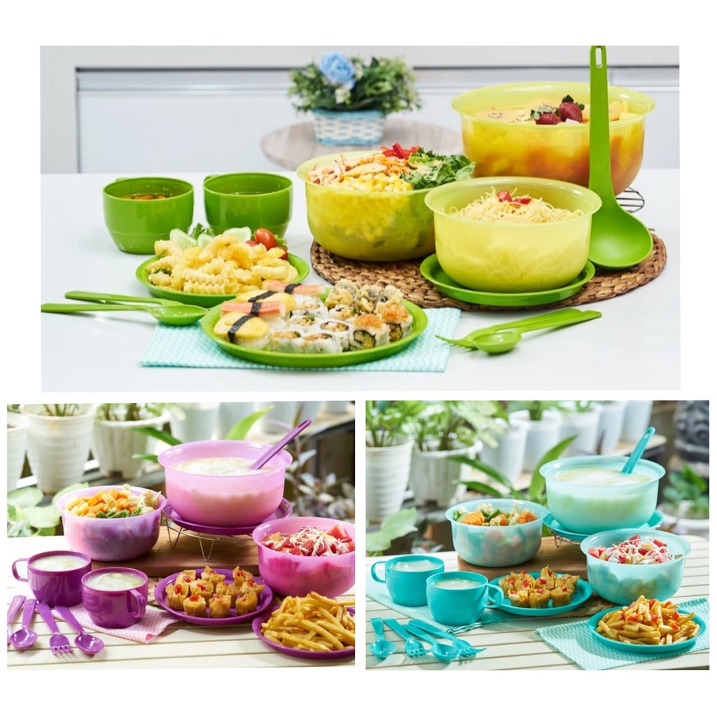 Jual CPM Harumi Set of 11 Pcs / set harumi 11pc / wadah tempat makan ...