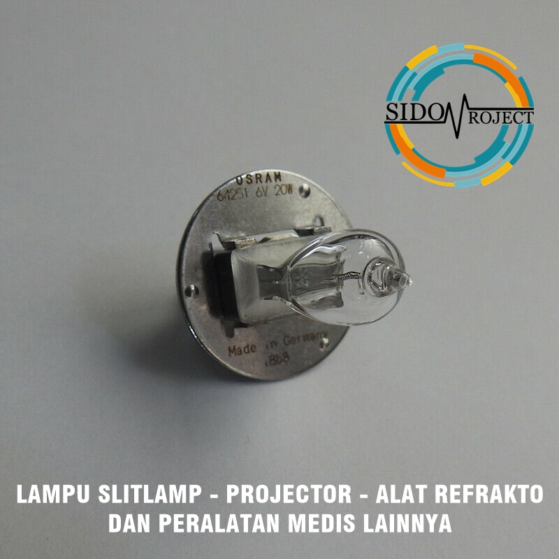 Jual Sparepart Bulb 6V 20W Halogen Slit Lamp Bulb Keratometer Lampu ...