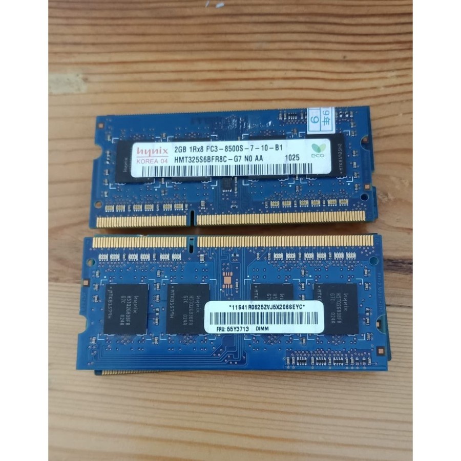Jual Memory/sodimm 2GB ddr3 PC8500 HYNIX (Memory/Ram for Laptop ...