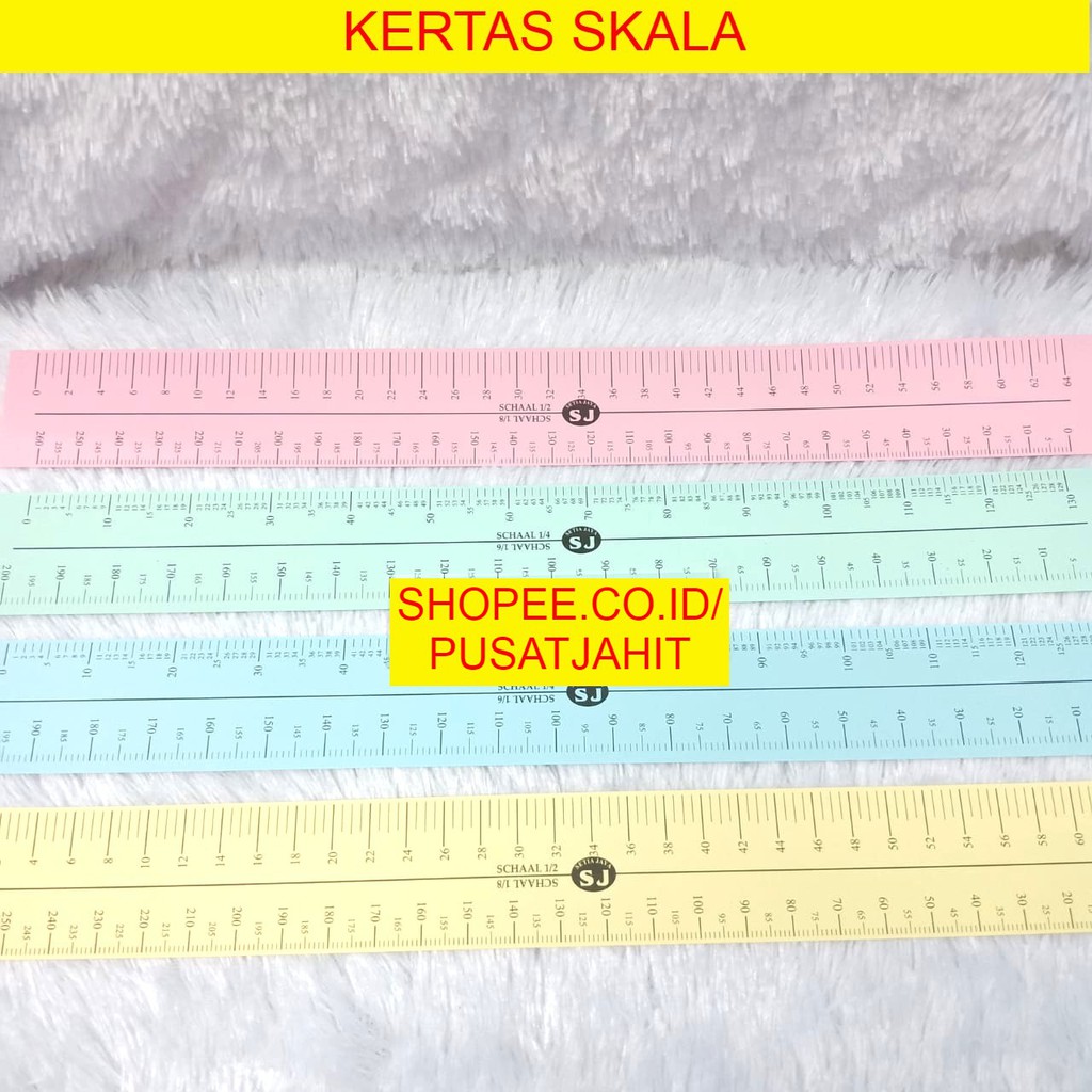 Jual (PACK) Penggaris Skala Pola Jahit (+/- 50 LEMBAR) | Shopee Indonesia