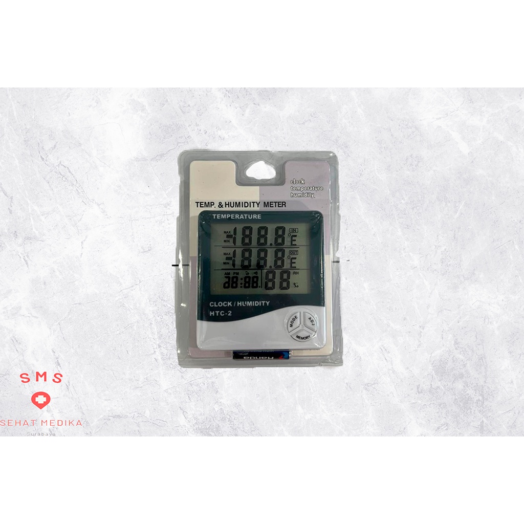 Jual HYGROMETER TERMOMETER ALAT UKUR SUHU TEMPERATUR RUANGAN FREEZER ...