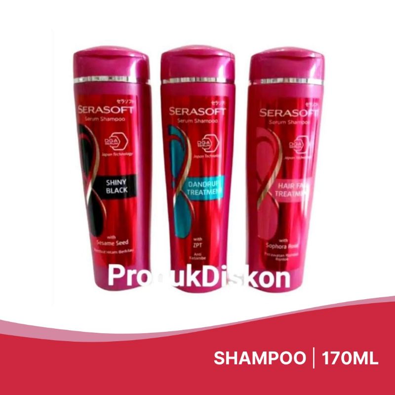 Jual SERASOFT Shampoo Complete Hair Therapy 170ML - Sampo | Shopee ...