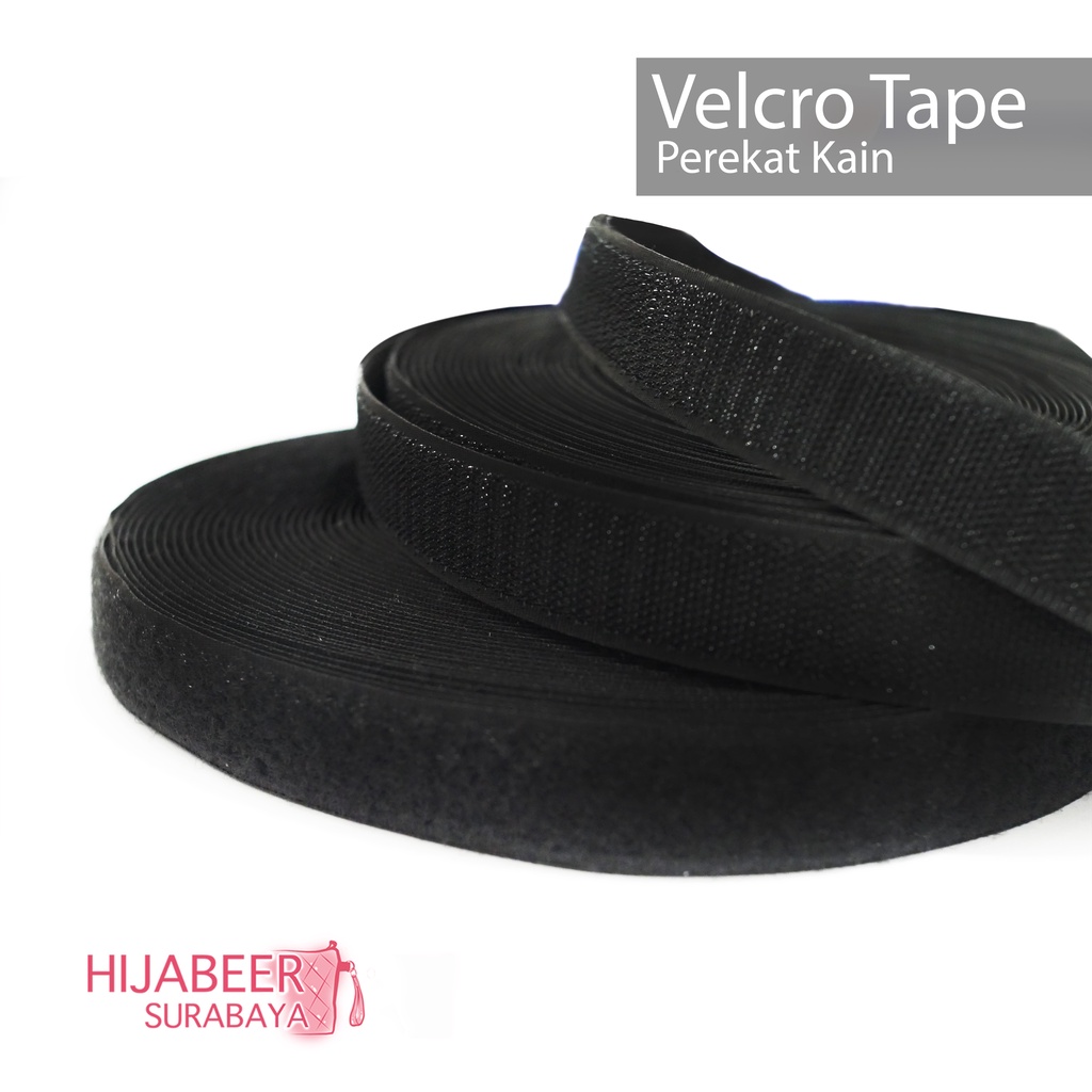 Jual Velcro Tape Perekat Kain 2,5cm HARGA PER ROLL | Shopee Indonesia